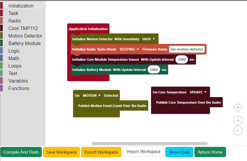 HARDWARIO Blockly | HARDWARIO Documentation